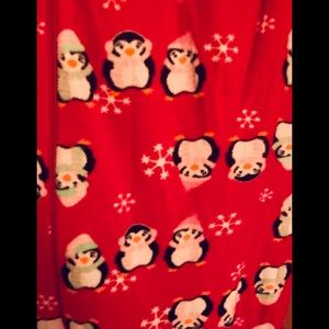 Kat Nap | Intimates & Sleepwear | Kat Nap Red Penguins Onesie Footed ...